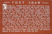 Fort Shaw - FortWiki Historic U.S. and Canadian Forts