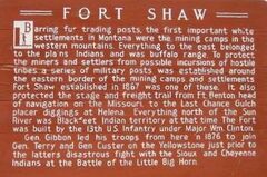 Fort Shaw - FortWiki Historic U.S. and Canadian Forts